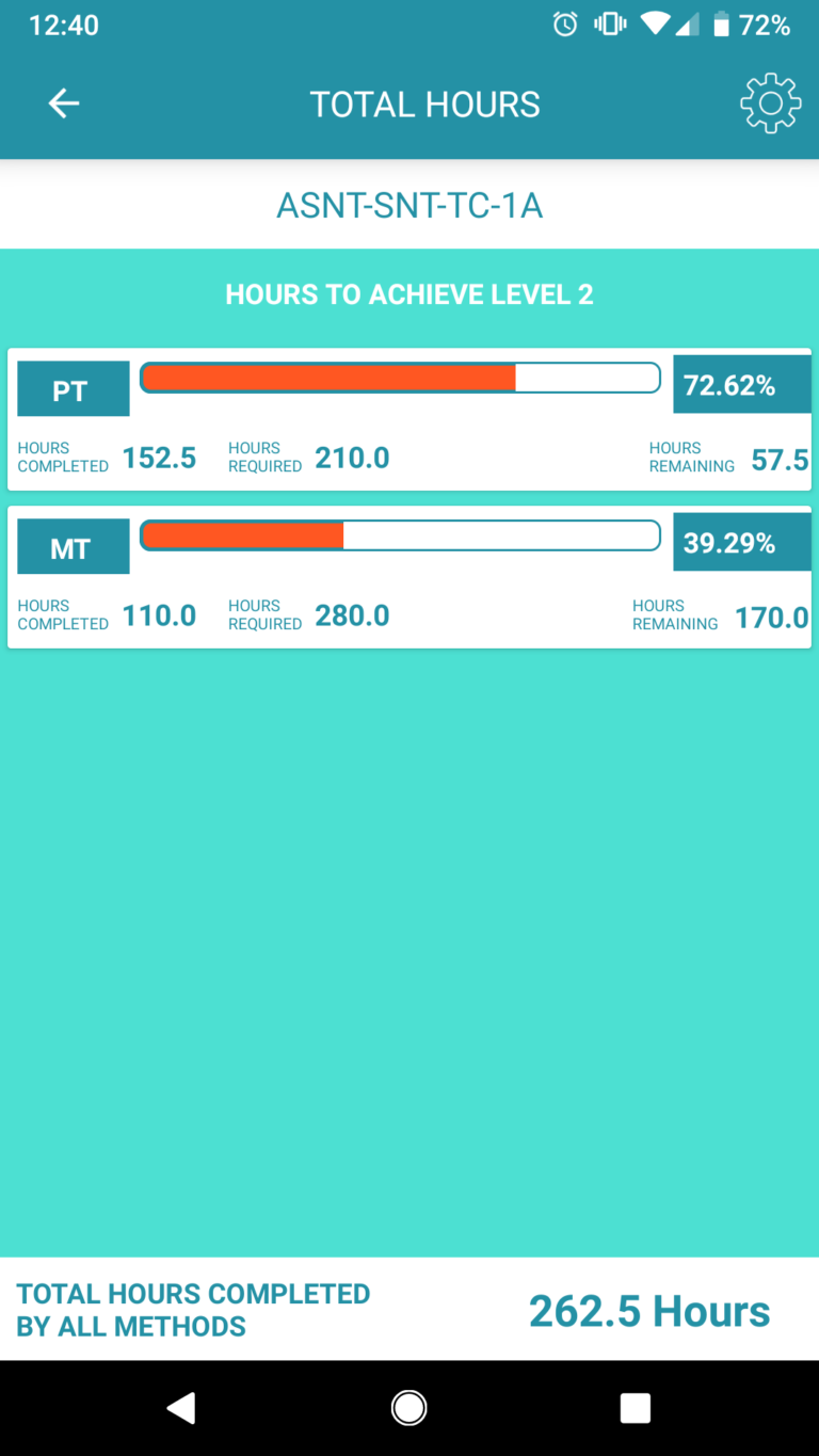 NDT Work Log App - NDT Quality Training